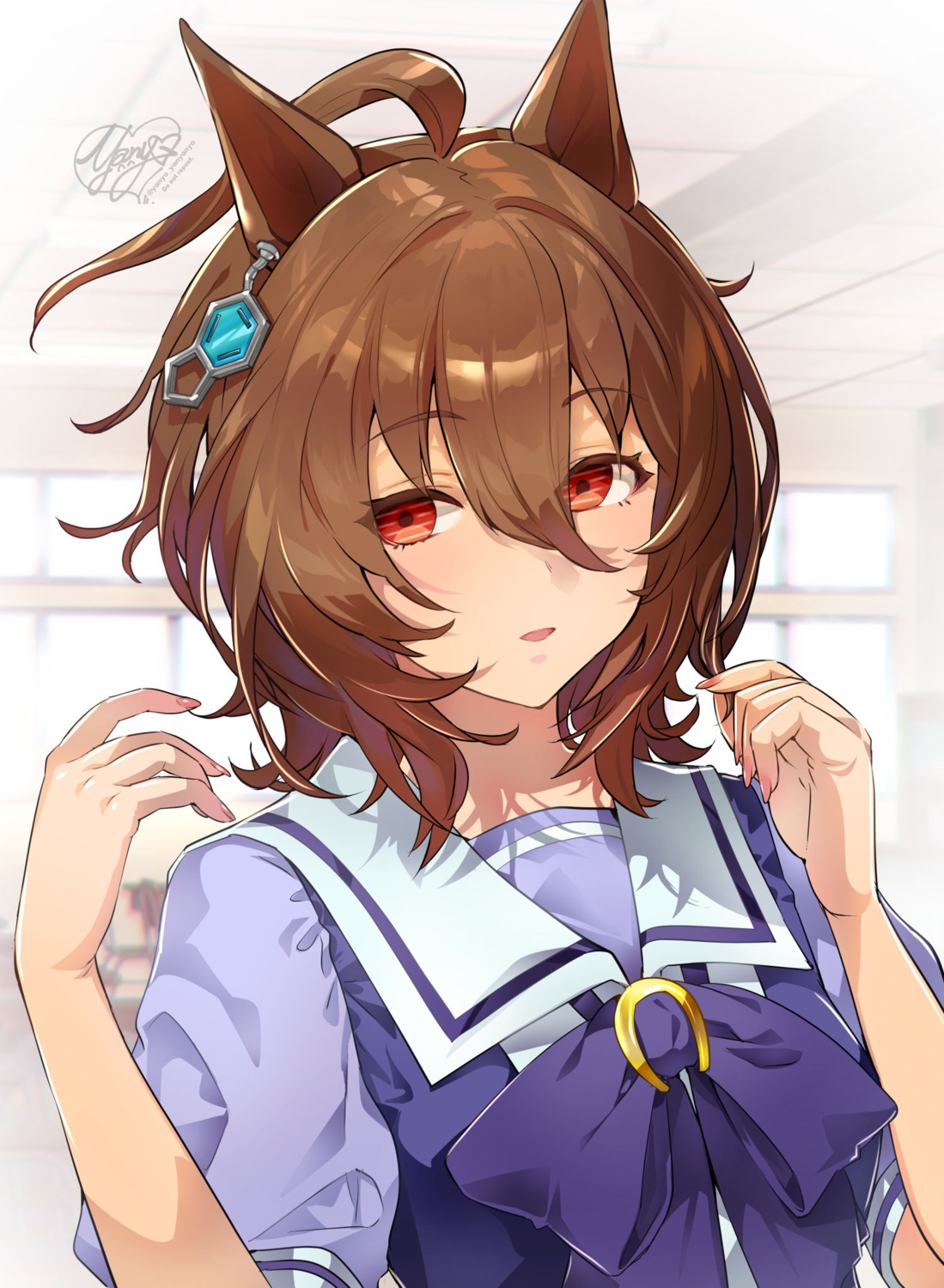 uma musume pretty derby agnes tachyon (umamusume) animal ears seifuku tagme | #985627 | yande.re